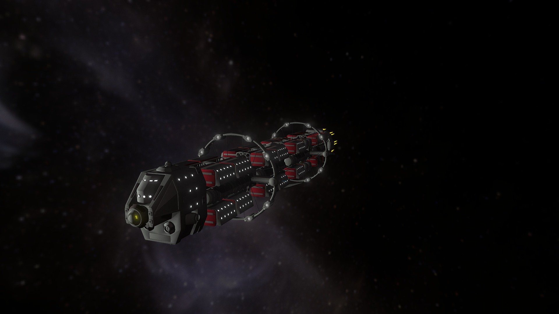 Early Interstellar Age Freighter - 3D model by Lord Daro (@tomspecht ...