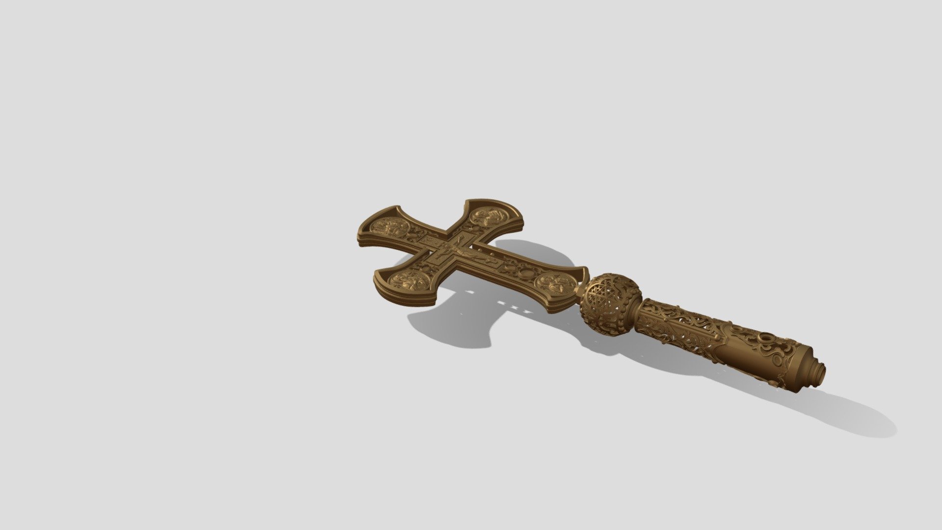 Cross - 3D model by DanielBalane [5e9e162] - Sketchfab