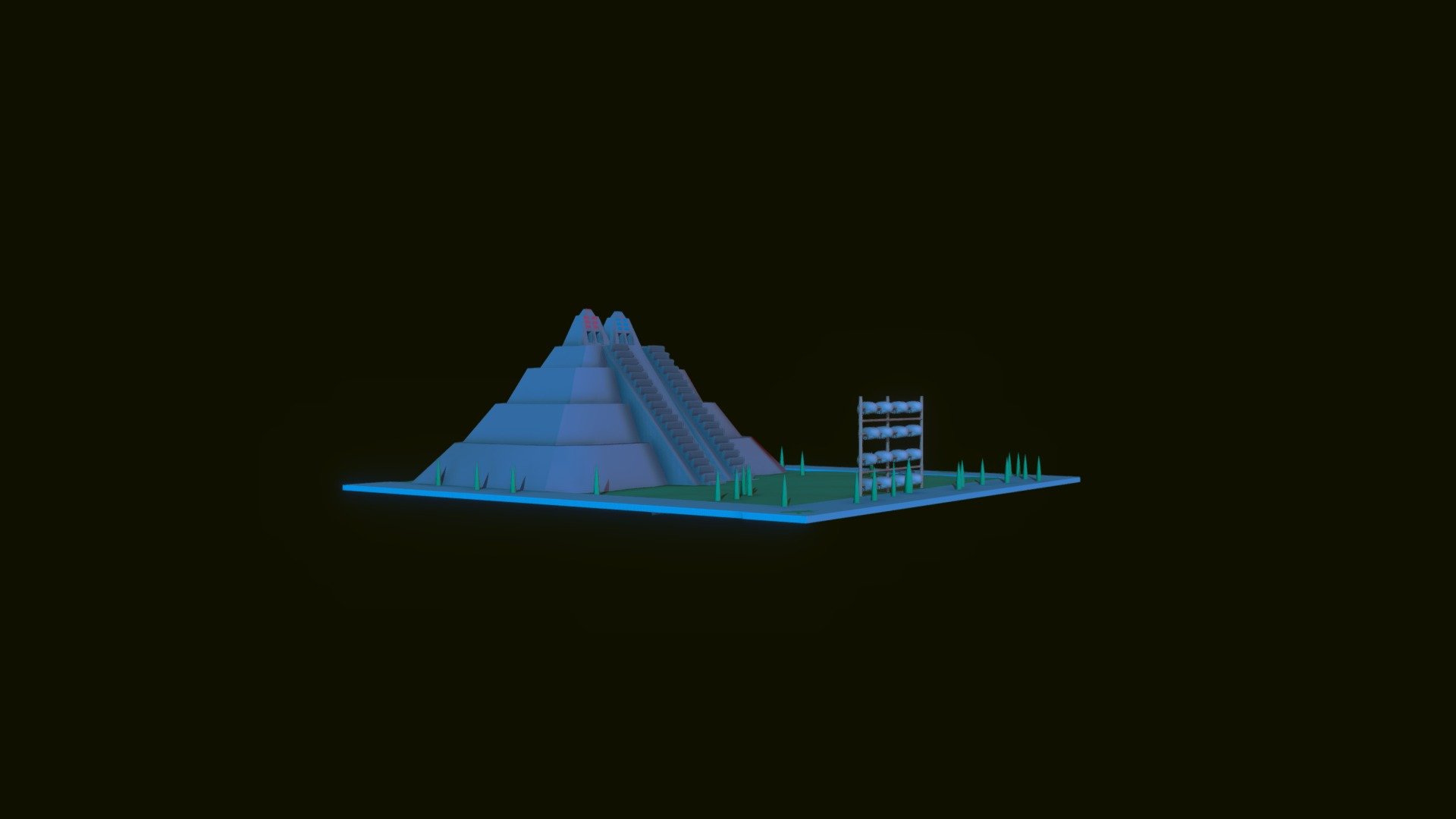 Tenochtitlan - 3D model by MarianaTapia [5e9e273] - Sketchfab