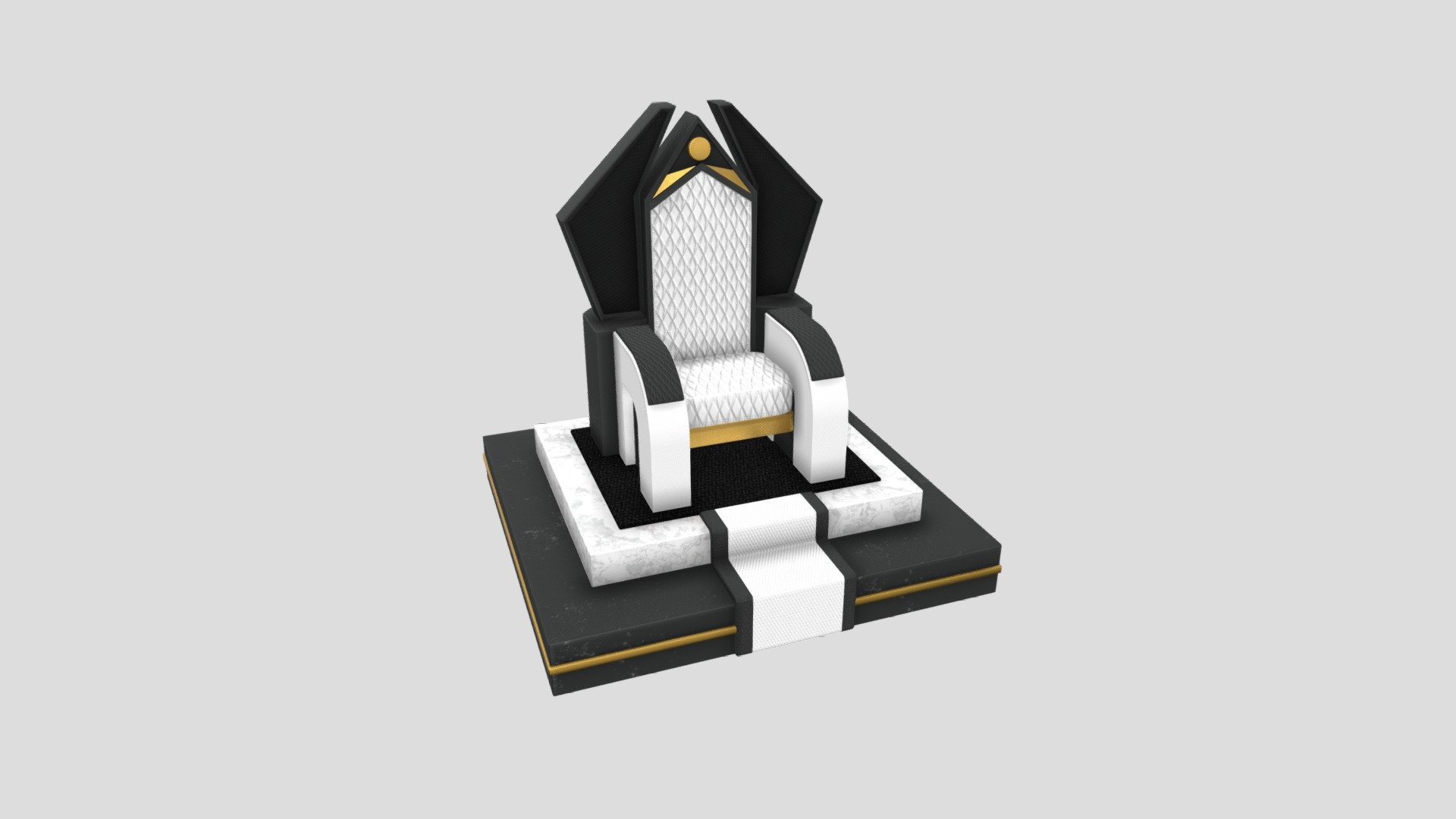 Modern King Throne - 3D model by Jakedamakr [5e9fc9f] - Sketchfab