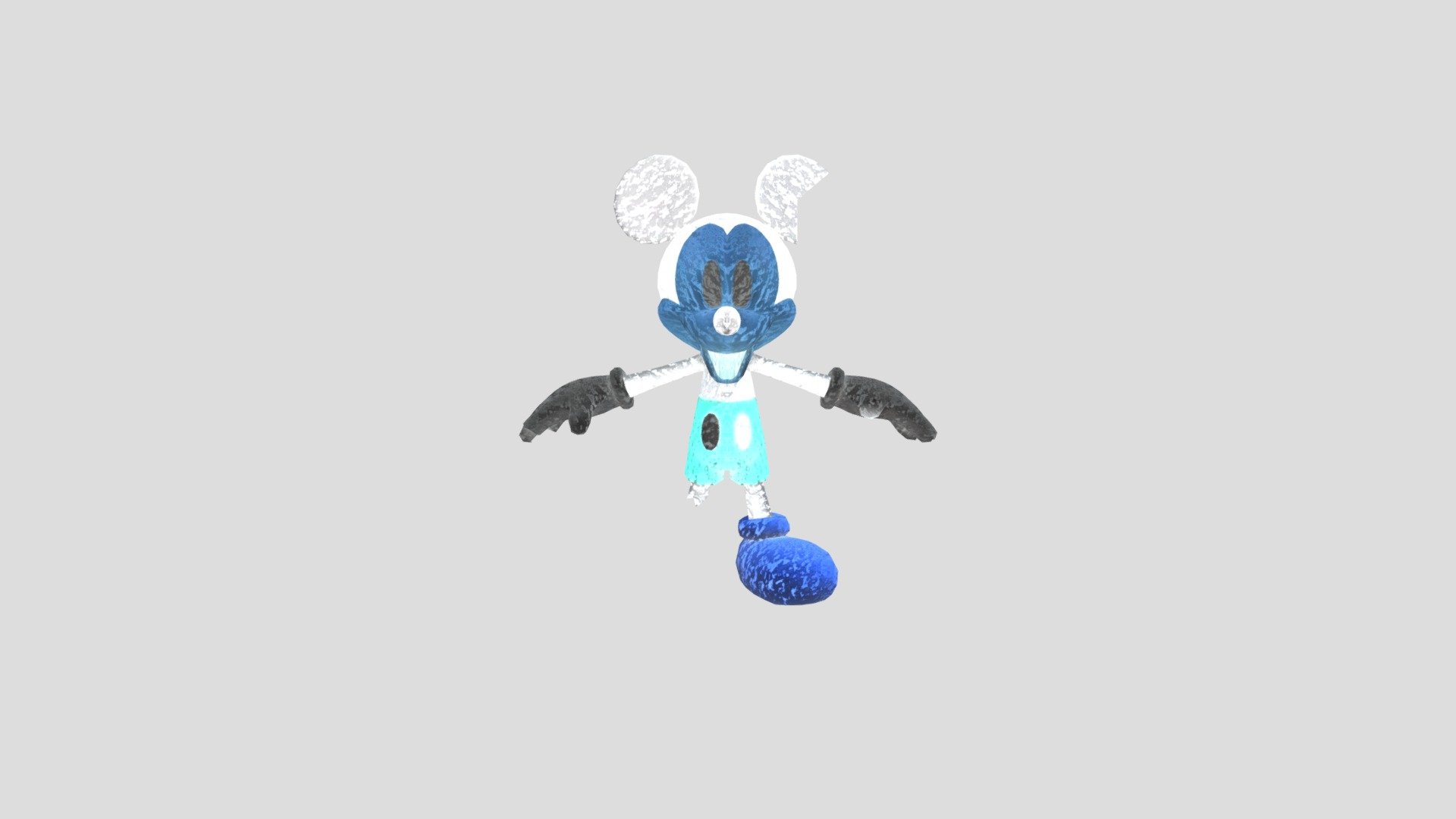 ADI 2.0: Unwanted Mickey Recreation Fully rigged - Download Free 3D ...