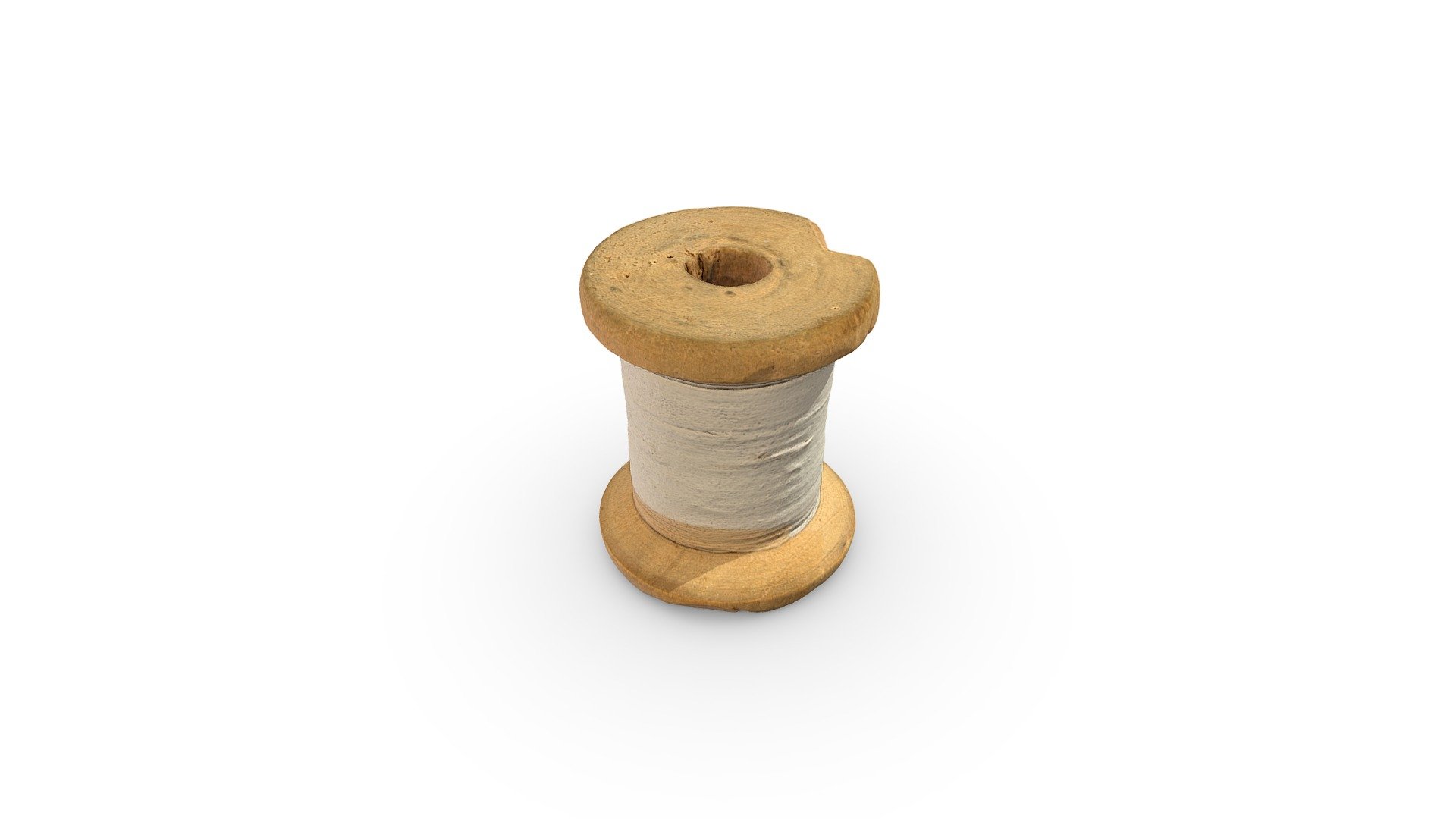 Spool of White Thread - 3D model by RawCatalog.com (@rawcatalog ...