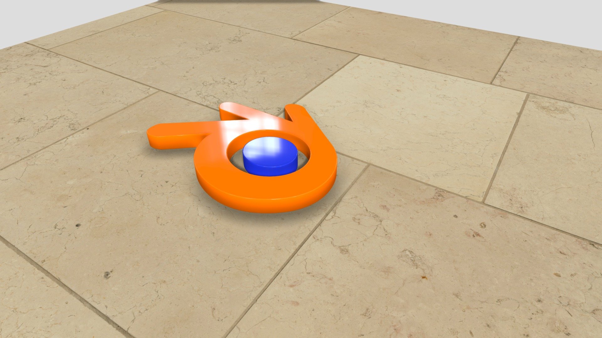 Blender Logo - 3D model by alexishdez [5ea4b79] - Sketchfab