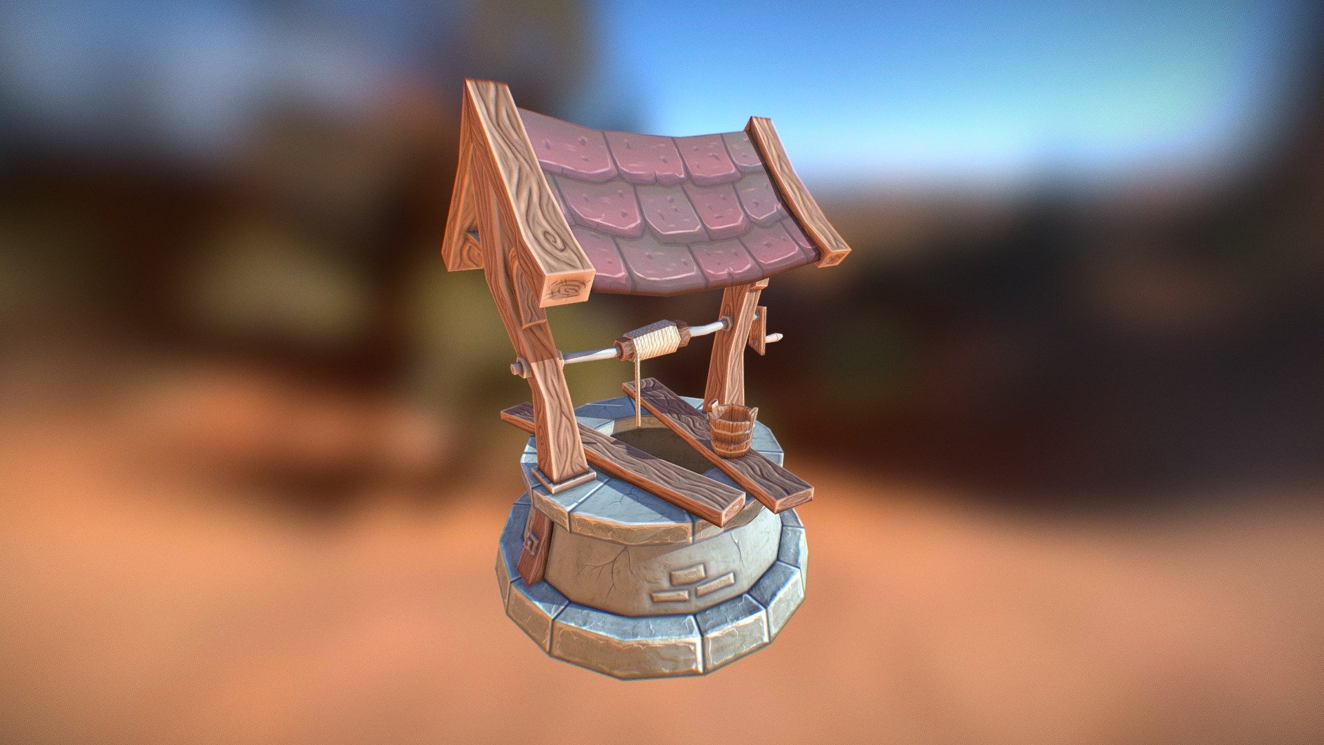 Fantasy RPG Stone Well - 3D model by AstridNova [5ea9065] - Sketchfab