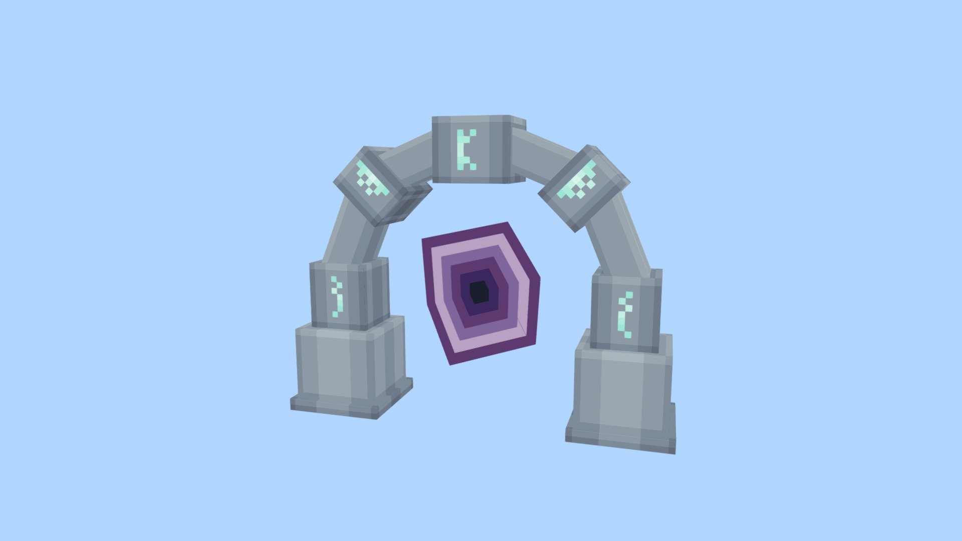 Portal - 3D model by BlockverseStudio [5ea92e8] - Sketchfab