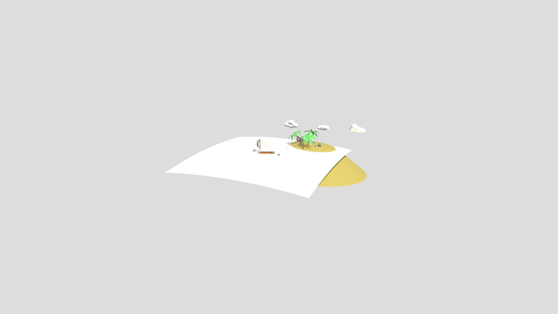 Pirate Raft - 3D model by Reiner_Dent [5eaa2e4] - Sketchfab
