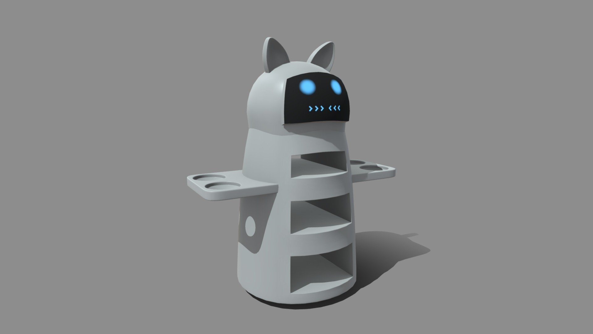 Robo-cat waiter - 3D model by DISMHa_Ha [5eaaa93] - Sketchfab