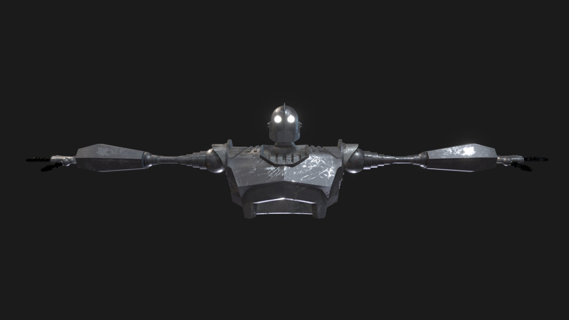 Iron Giant Front On - KNB127 - Download Free 3D model by n11558423 ...
