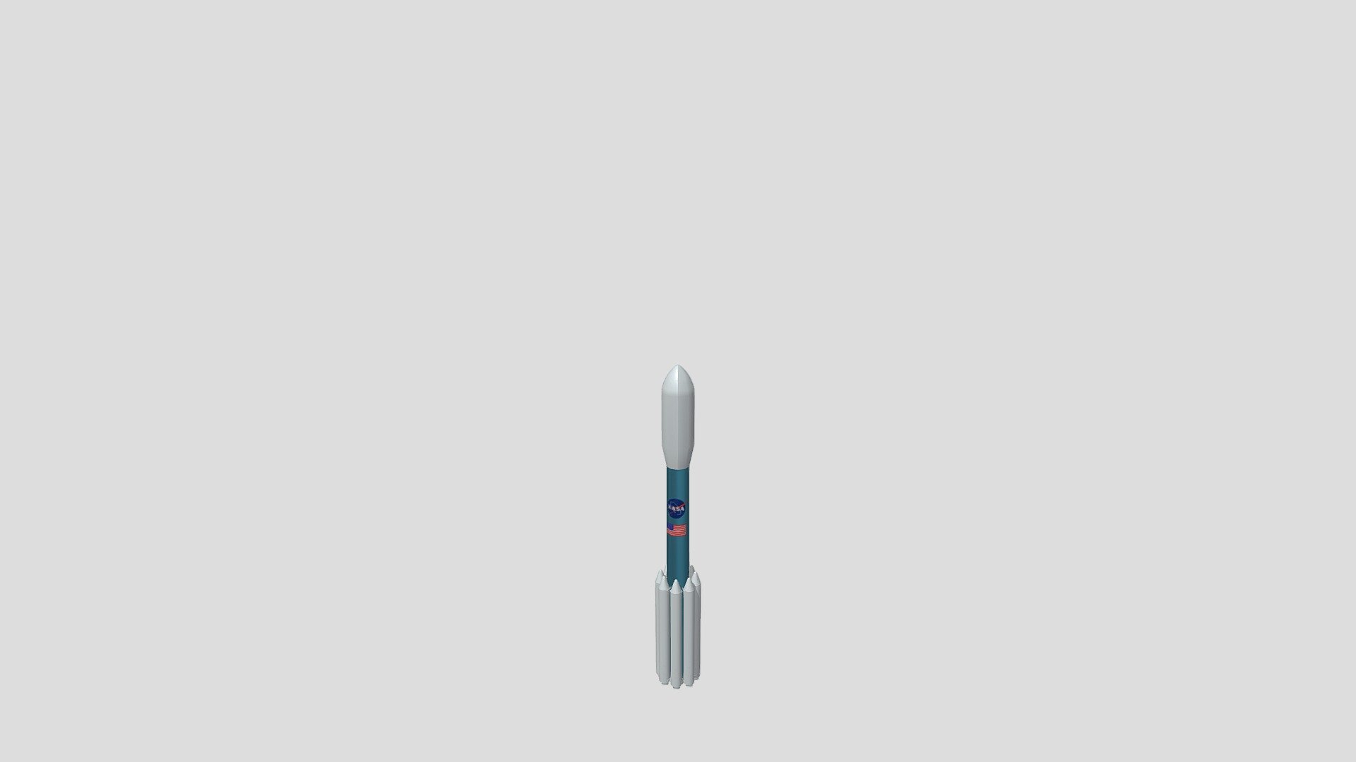 Nasa Delta II Rocket - 3D model by kerbo [5eabc97] - Sketchfab