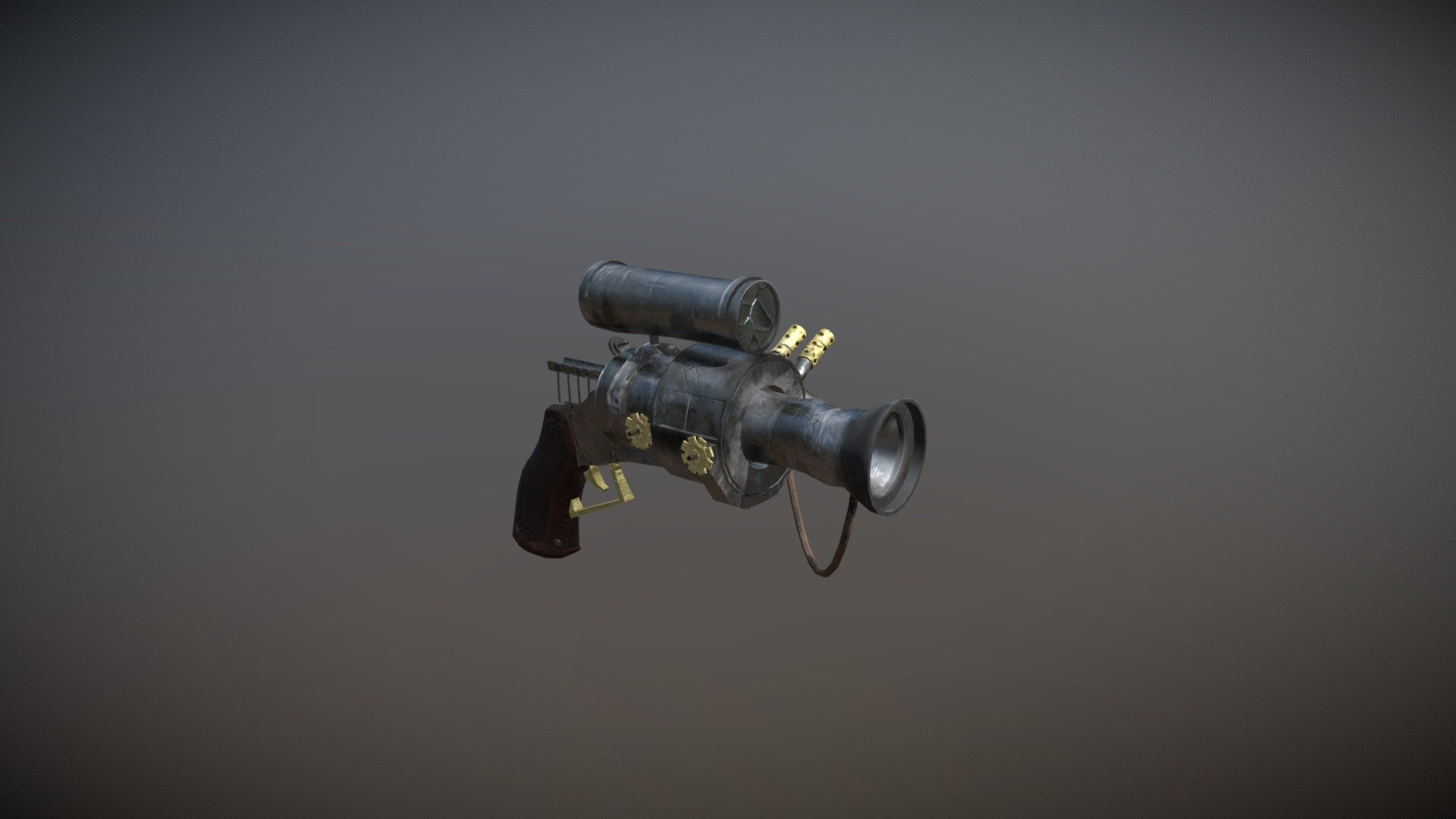 Toon Revolver - 3D model by MKemp2804 [5eac8fa] - Sketchfab