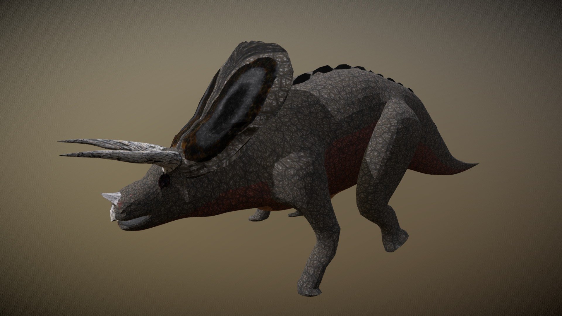 Triceratops - 3D model by stephencaines [5eaff04] - Sketchfab