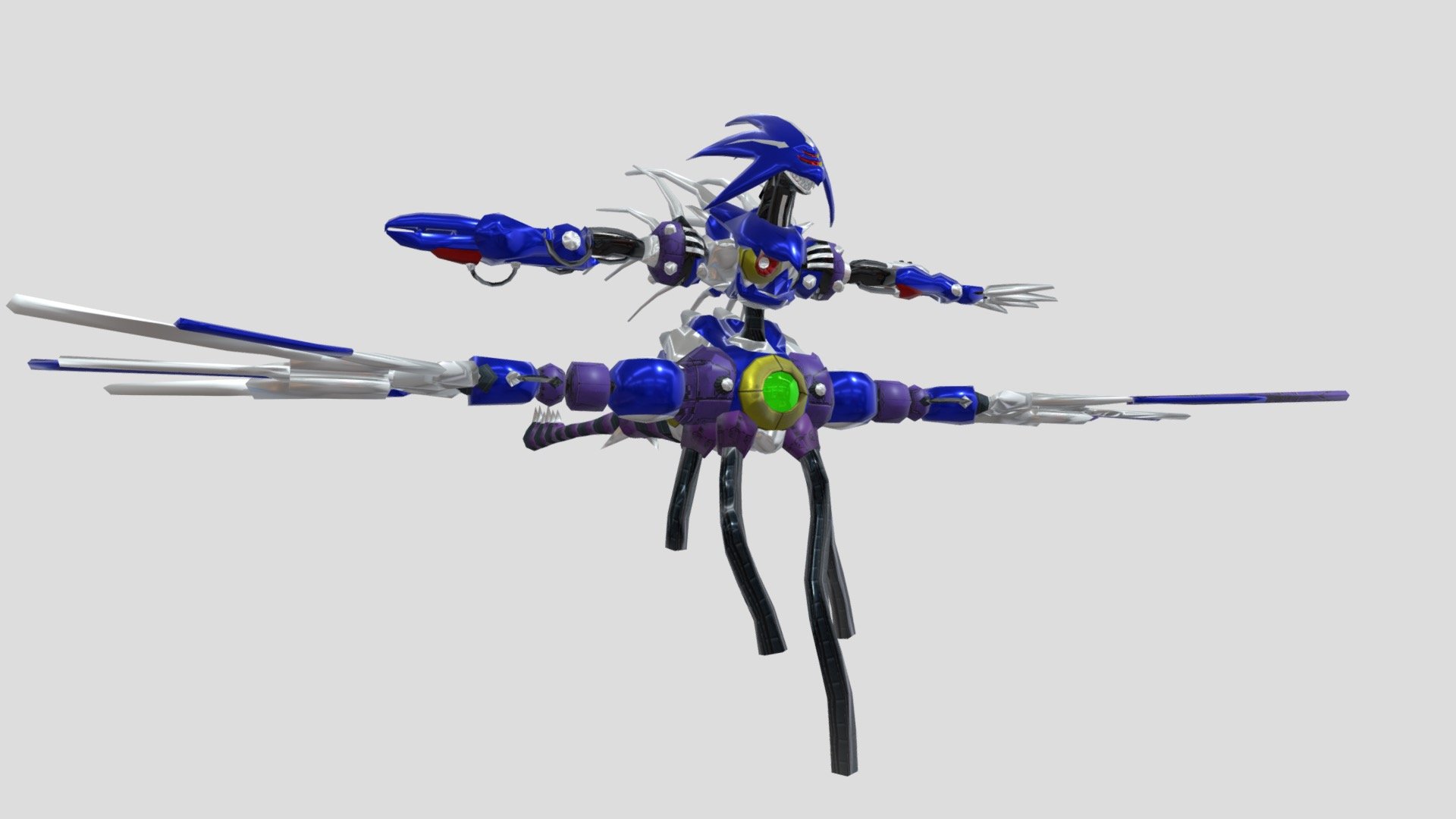 Metal Overlord - Download Free 3D model by 🎄 ...