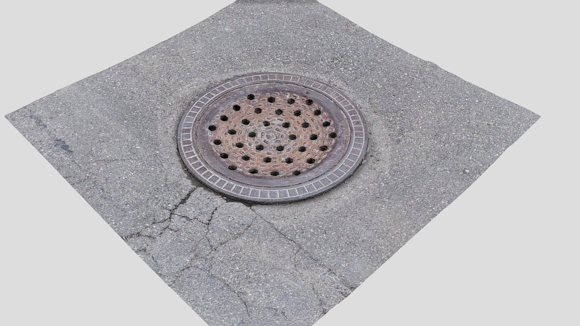 Manhole Cover 8K Scan 008 - Buy Royalty Free 3D model by immerge ...