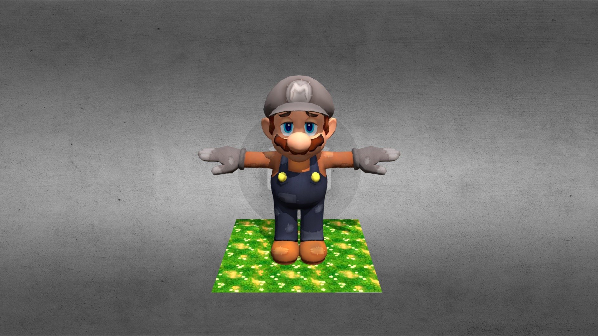 Poor Mario - 3D model by Mai Sa (@pornnalin.som) [5eb3046] - Sketchfab