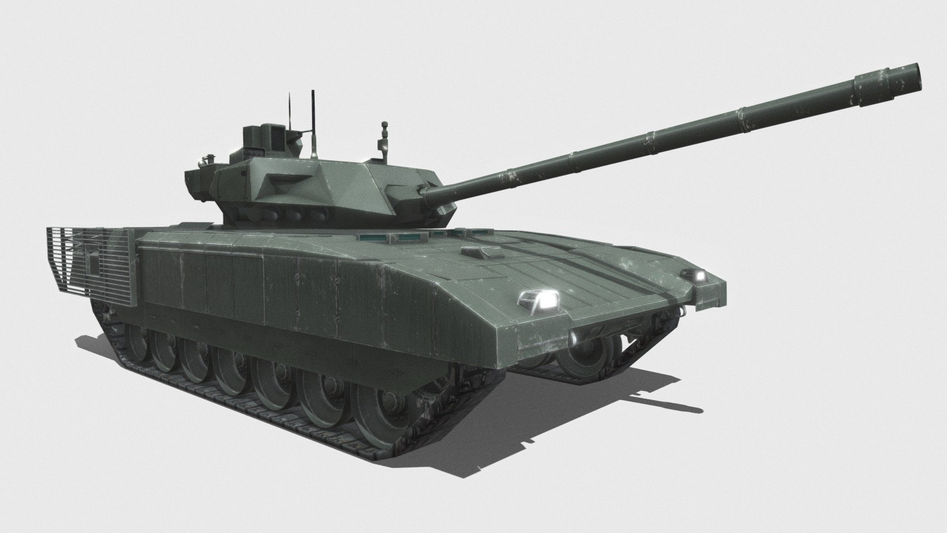 Russian tank Armata T-14 - 3D model by arsontus [5eb30fd] - Sketchfab