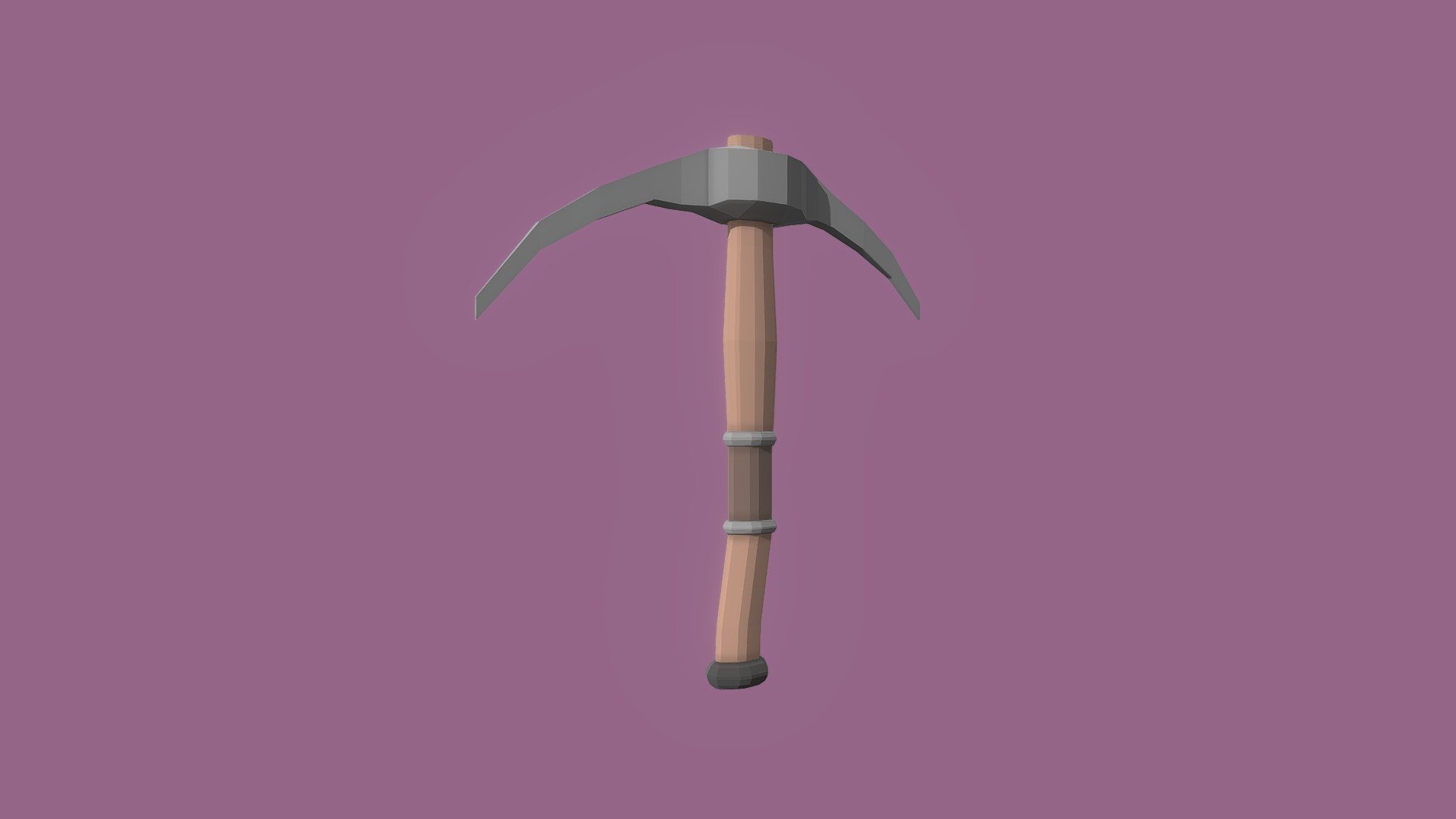 Low Poly Stone Pickaxe - Download Free 3D model by mdvd_22 (@medvedik19 ...