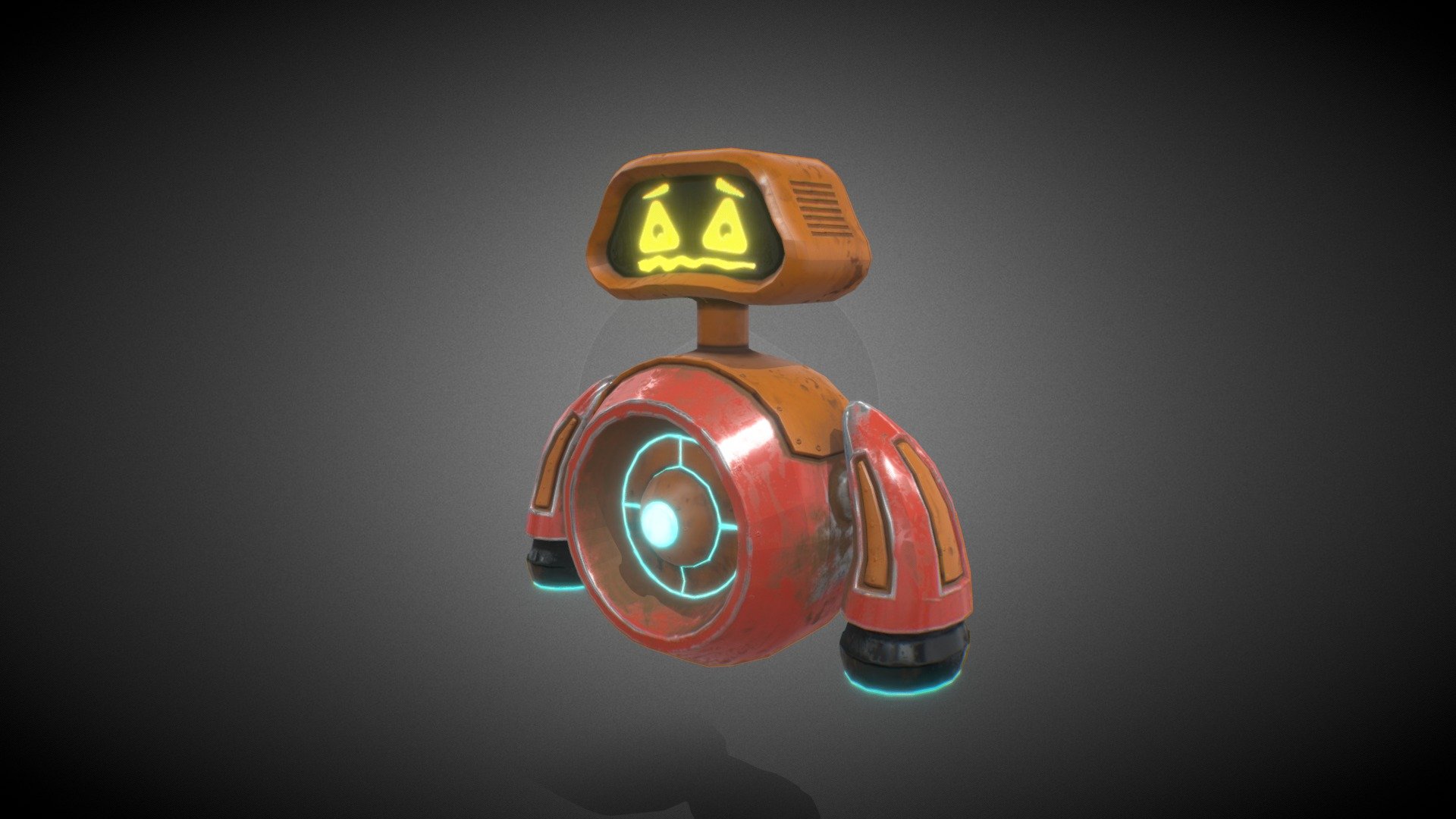 robot02 - 3D model by ridilla [5eb3d2f] - Sketchfab