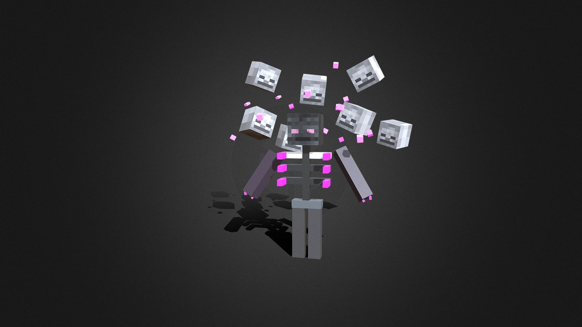 Wither God (Minecraft mob) - Download Free 3D model by Blendersupernova ...
