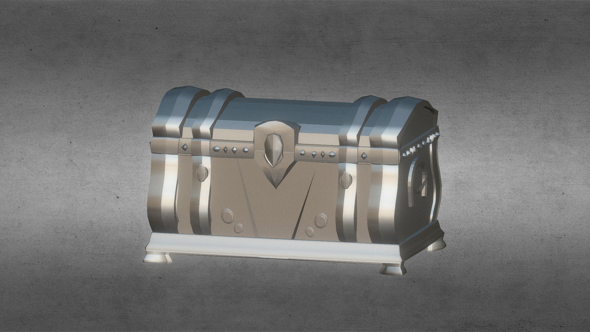 Blue Chest - 3D model by higola [5eb5c89] - Sketchfab