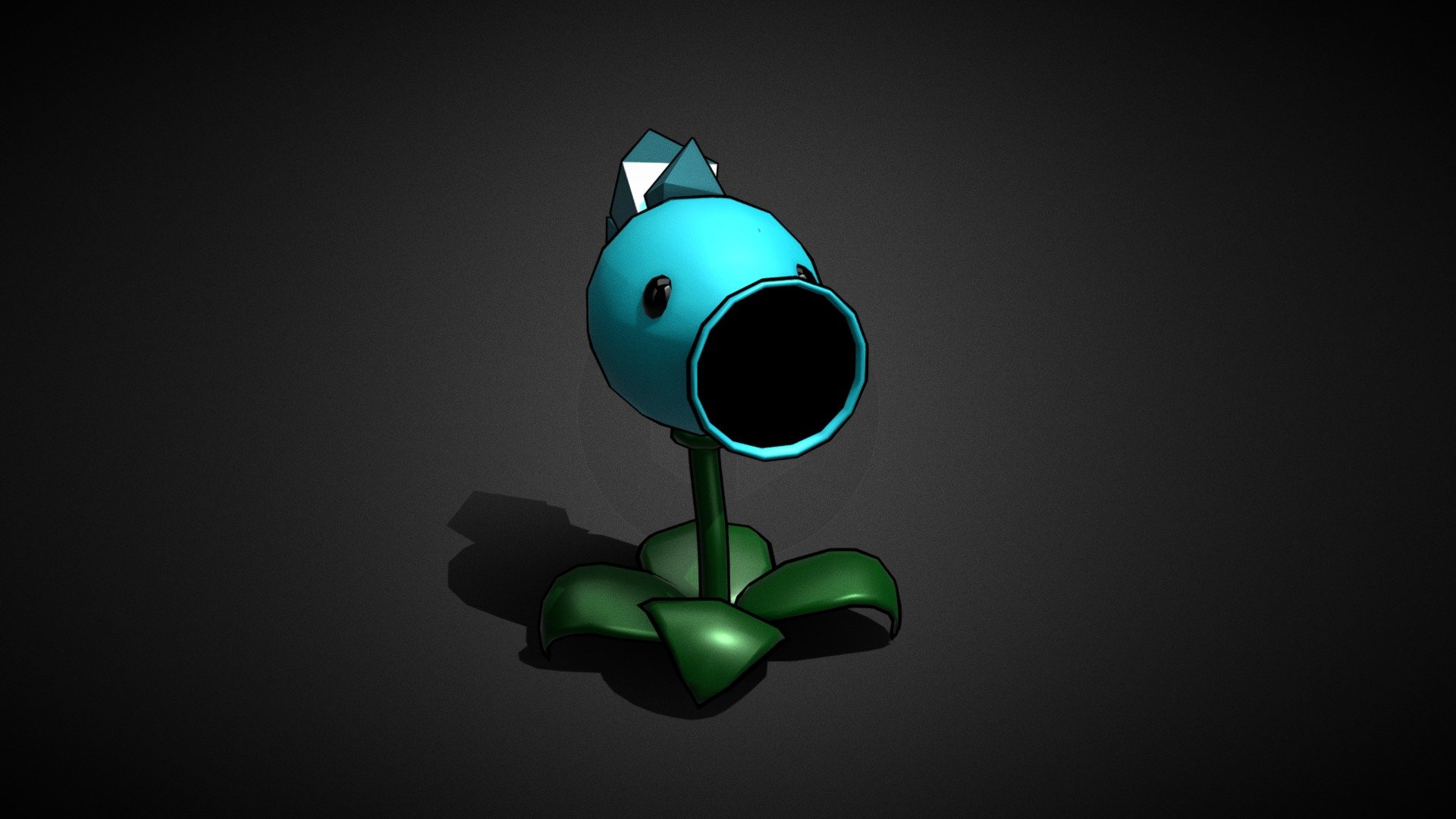 Snow Pea (Plants vs. Zombies) - Buy Royalty Free 3D model by KillerBear ...