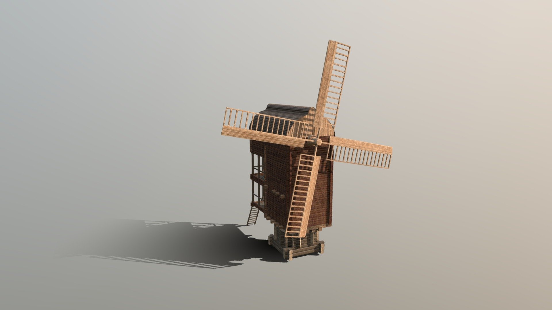 Mill. - Download Free 3D model by AlexMust [5eb6c3c] - Sketchfab