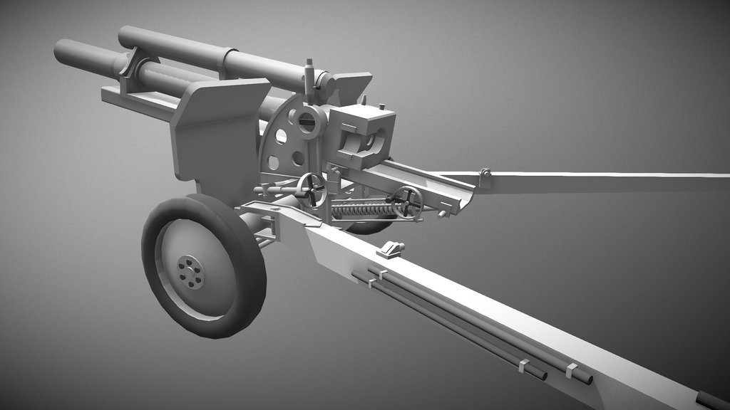 m2a1 m101a1 - A 3D model collection by yoonhc00 - Sketchfab