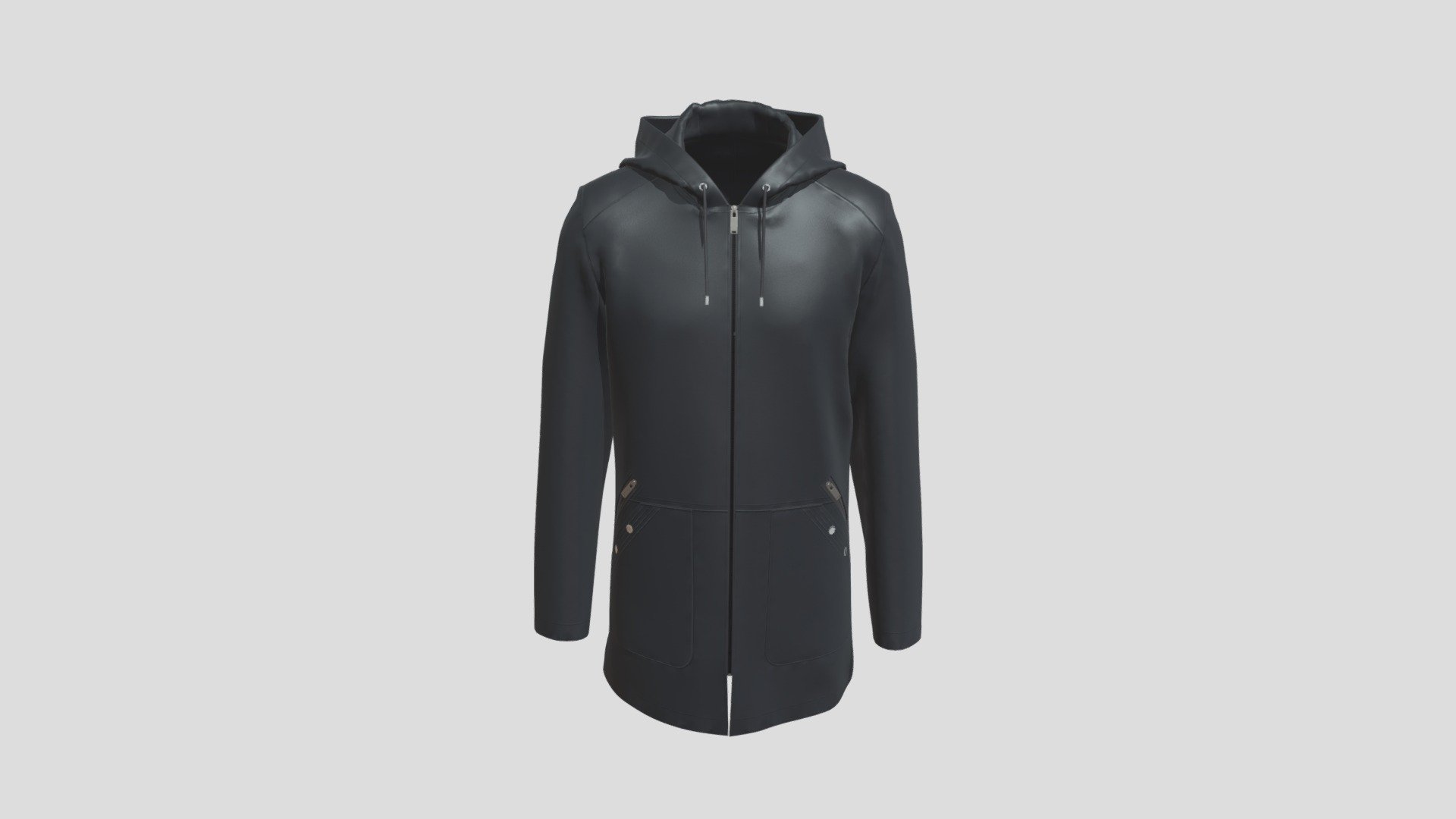 Hooded Zip-up Jacket 3 - Buy Royalty Free 3D model by najdmie [5eb953f ...