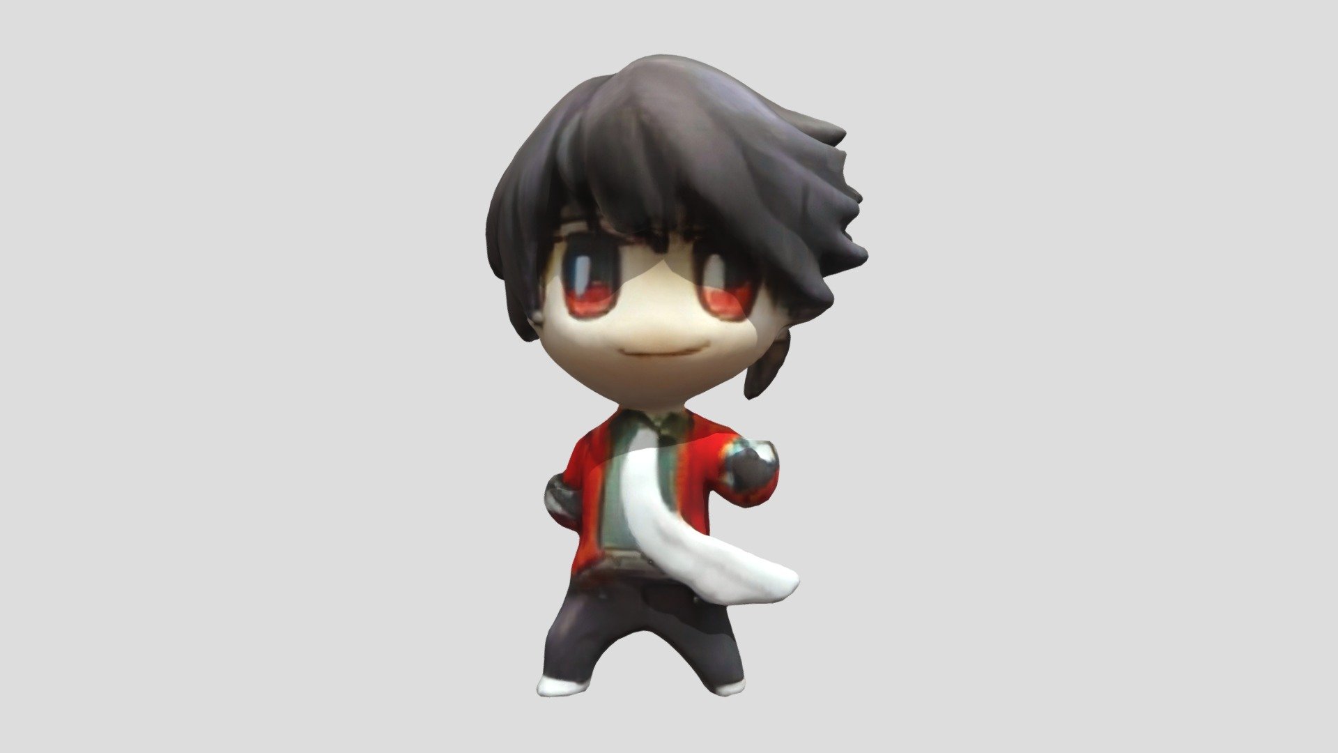 Sentai Akibaranger Mini Figure - Nobuo Akagi - Download Free 3D model ...