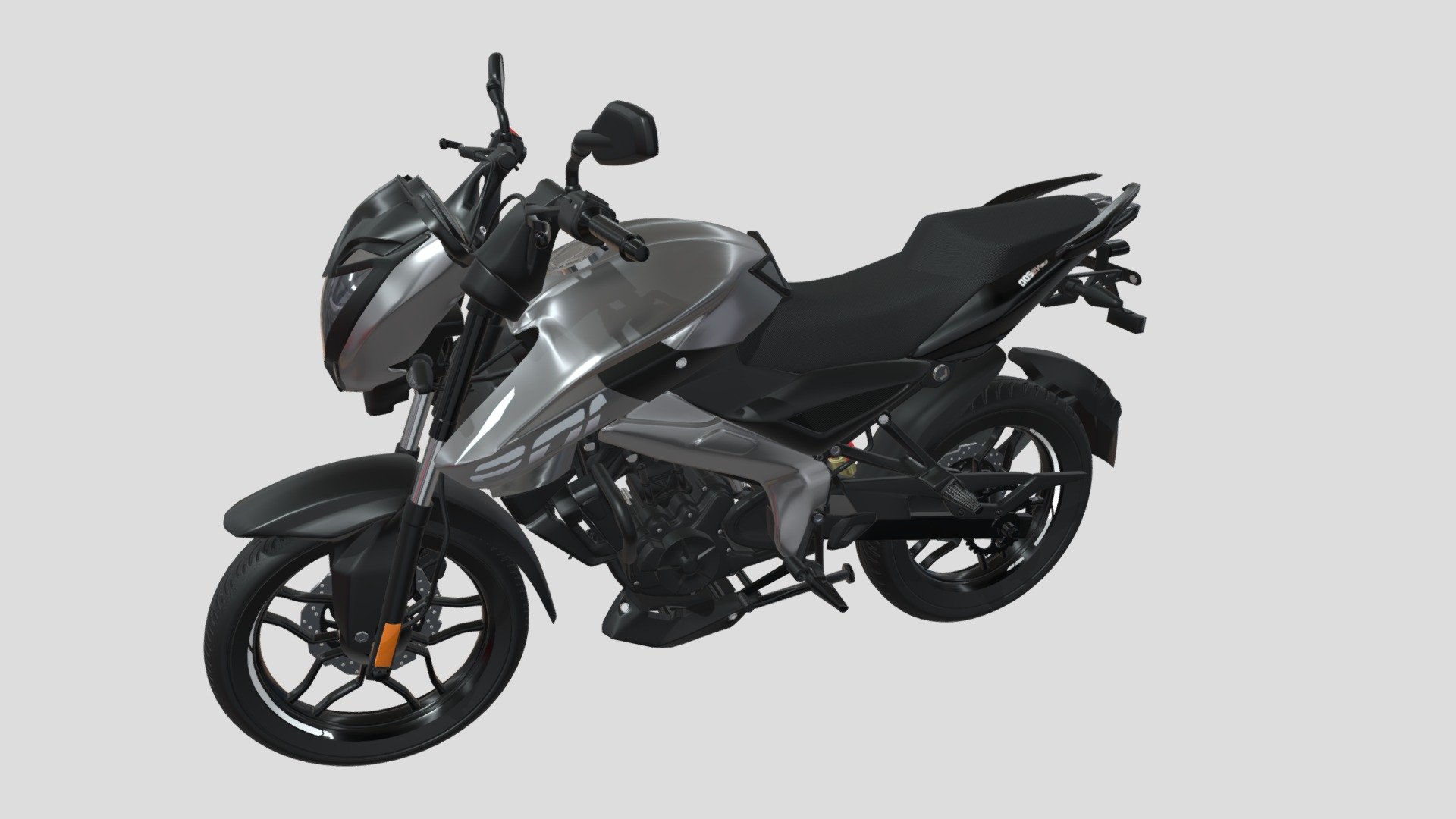 Motorcycle silver - 3D model by Artistar3D [5ebb7bf] - Sketchfab