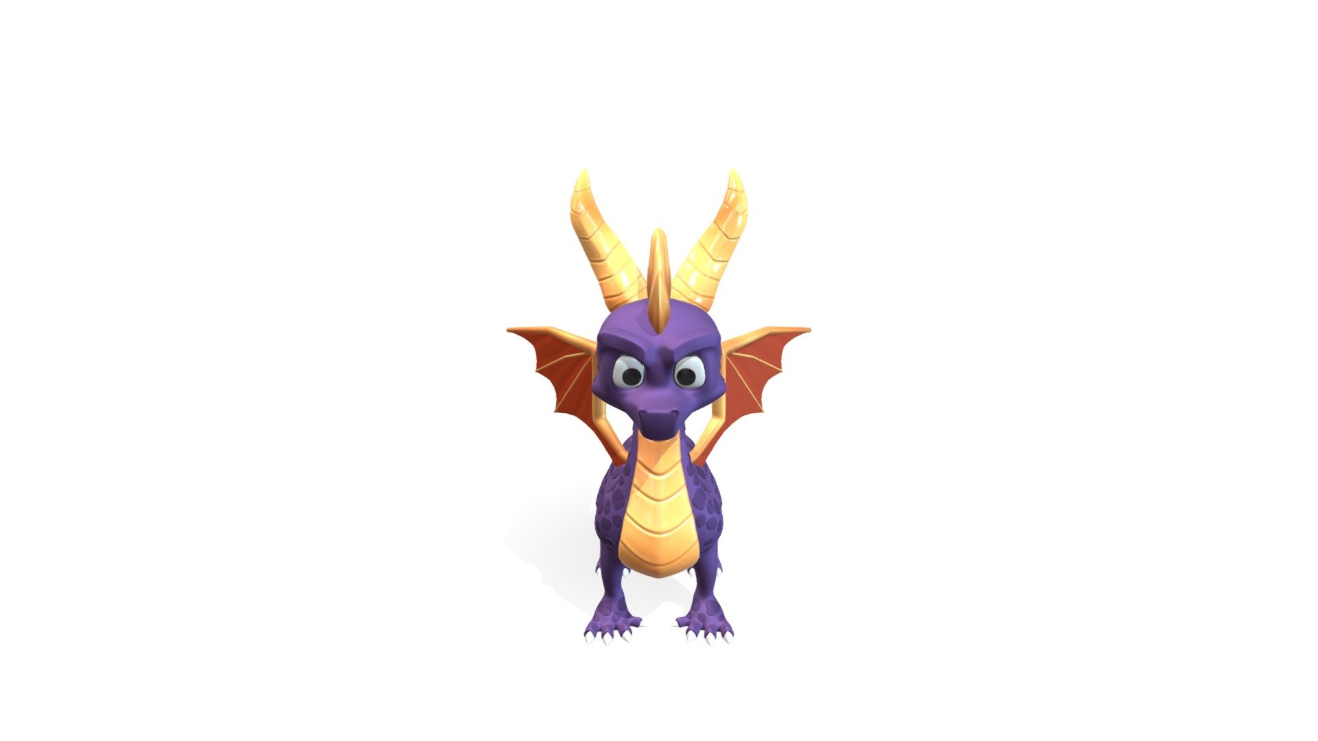Spyro The Dragon - 3D model by Honeyes [5ebbfdd] - Sketchfab