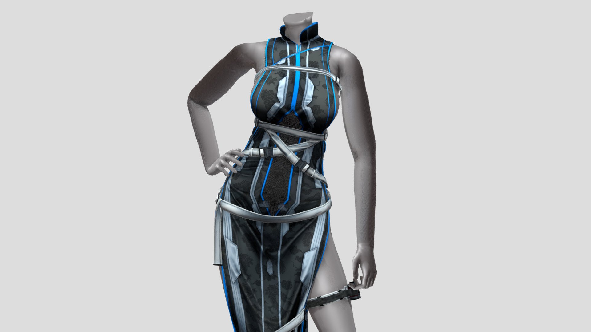 Royal Assassin Dress - 3D model by Picklebarrel3D (@Picklebarrel ...