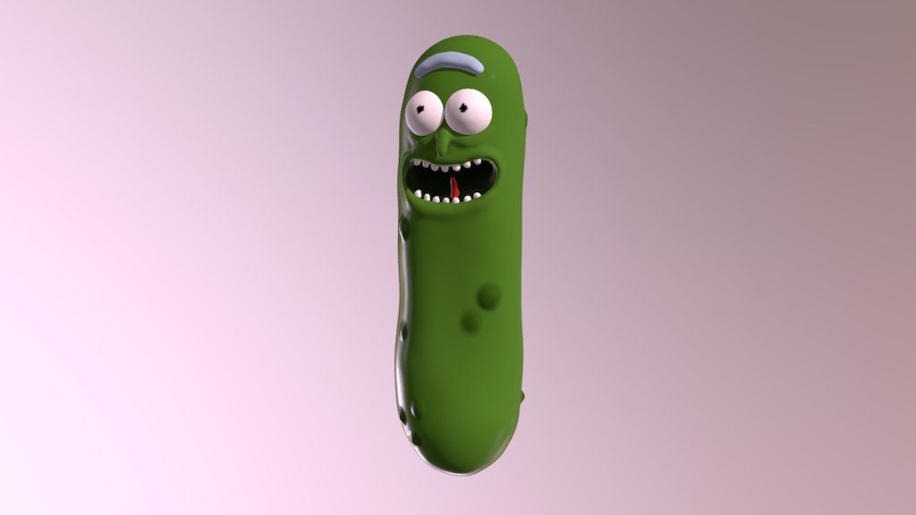 Pickle Rick - 3D model by Jakob Pihl (@JakobPihl) [5ebc755] - Sketchfab