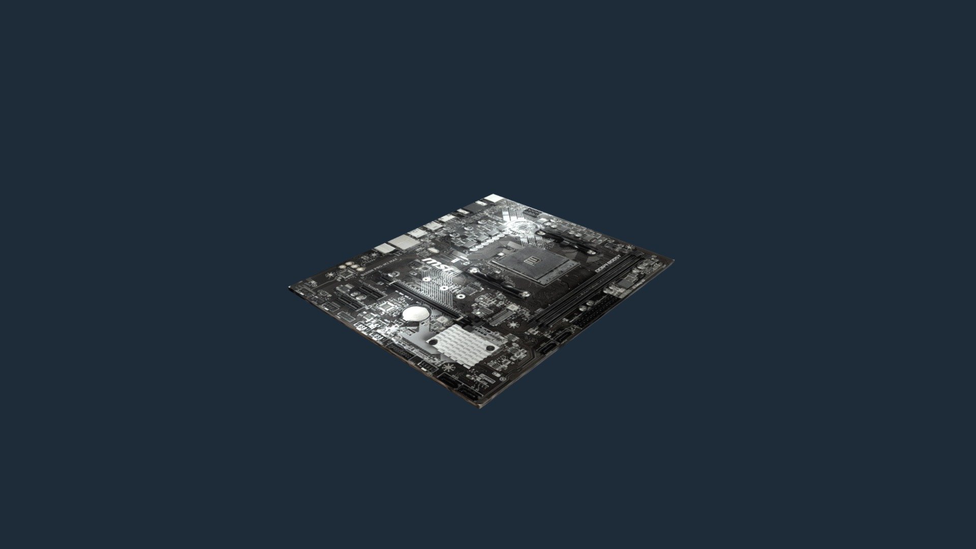 MotherBoard - 3D model by Artyom_Kraev [5ebd73f] - Sketchfab