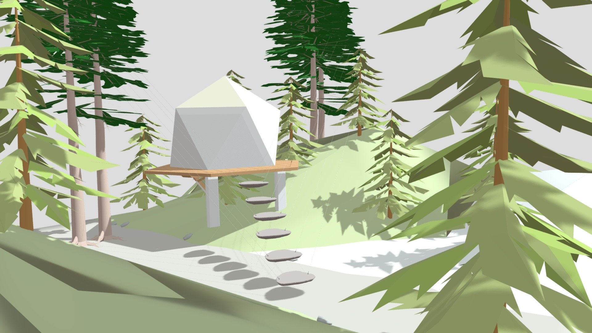 Pod And Environment - 3D model by myblockcities [5ebda5d] - Sketchfab