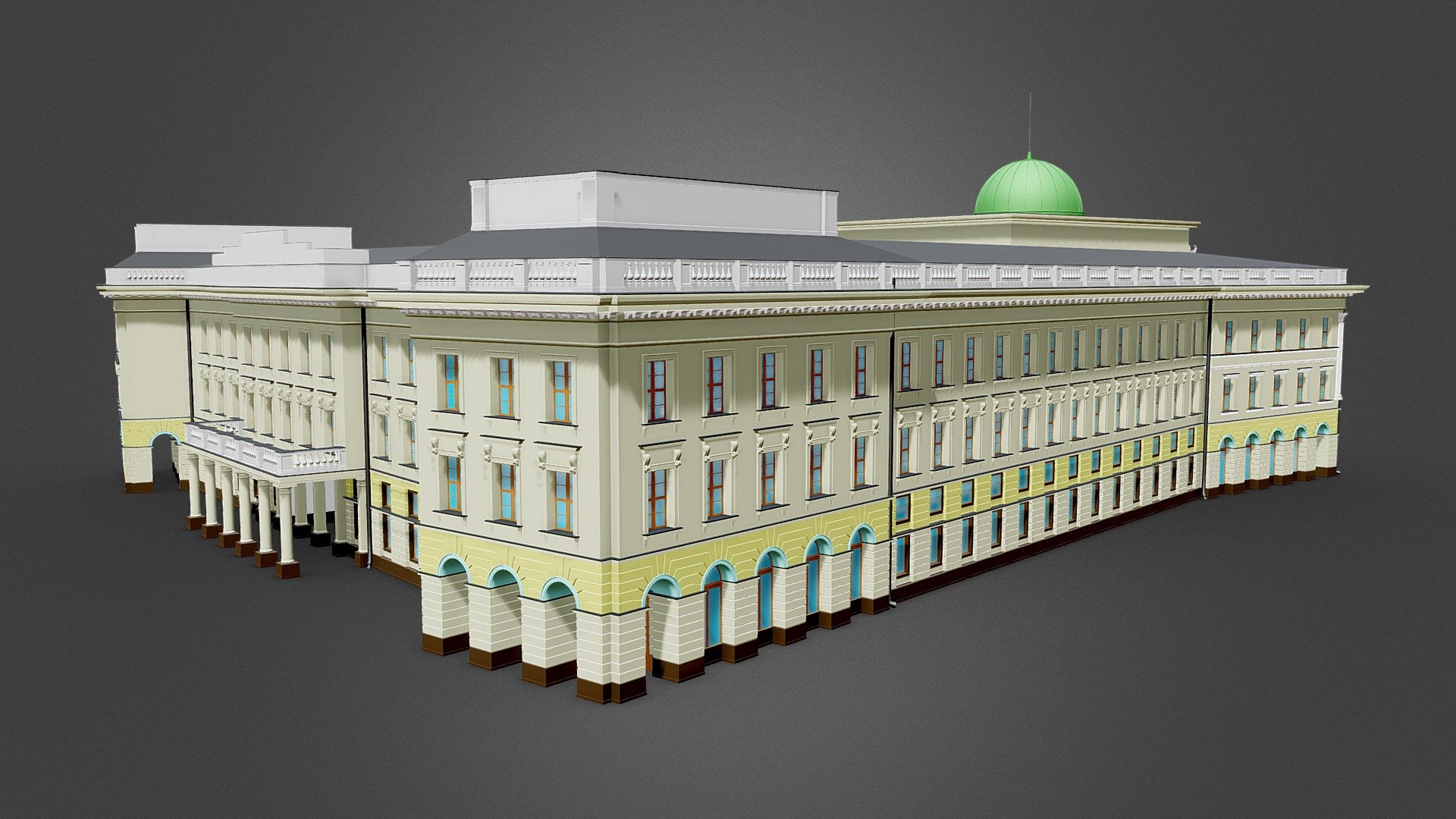 Eastern European Building 001 - Buy Royalty Free 3D model by TankStorm ...
