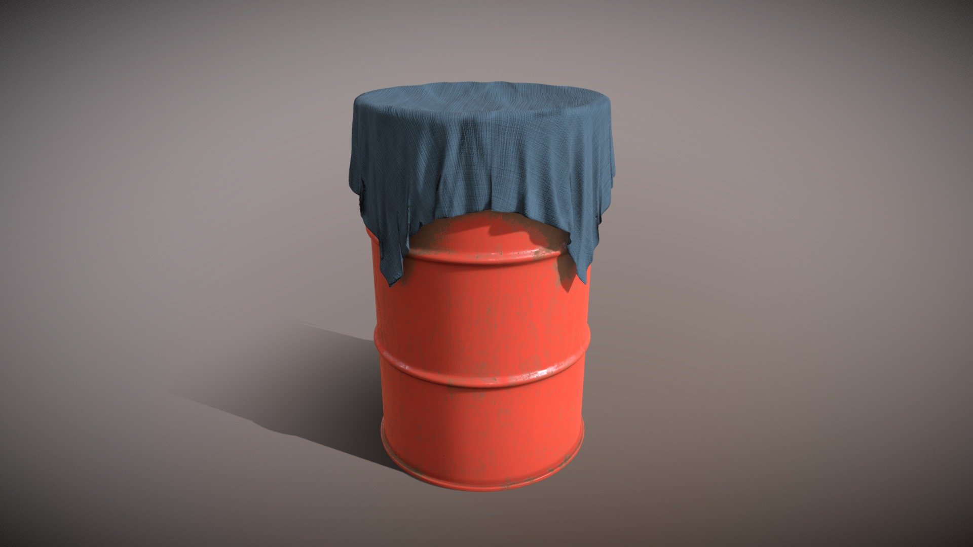 Cloth Barrel - Download Free 3D model by Haider Al_Asady ...