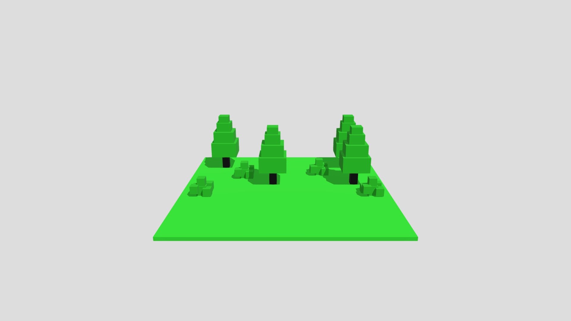 Minecraft small 3d world (OBJ) - Download Free 3D model by ThatGuyJimmy ...