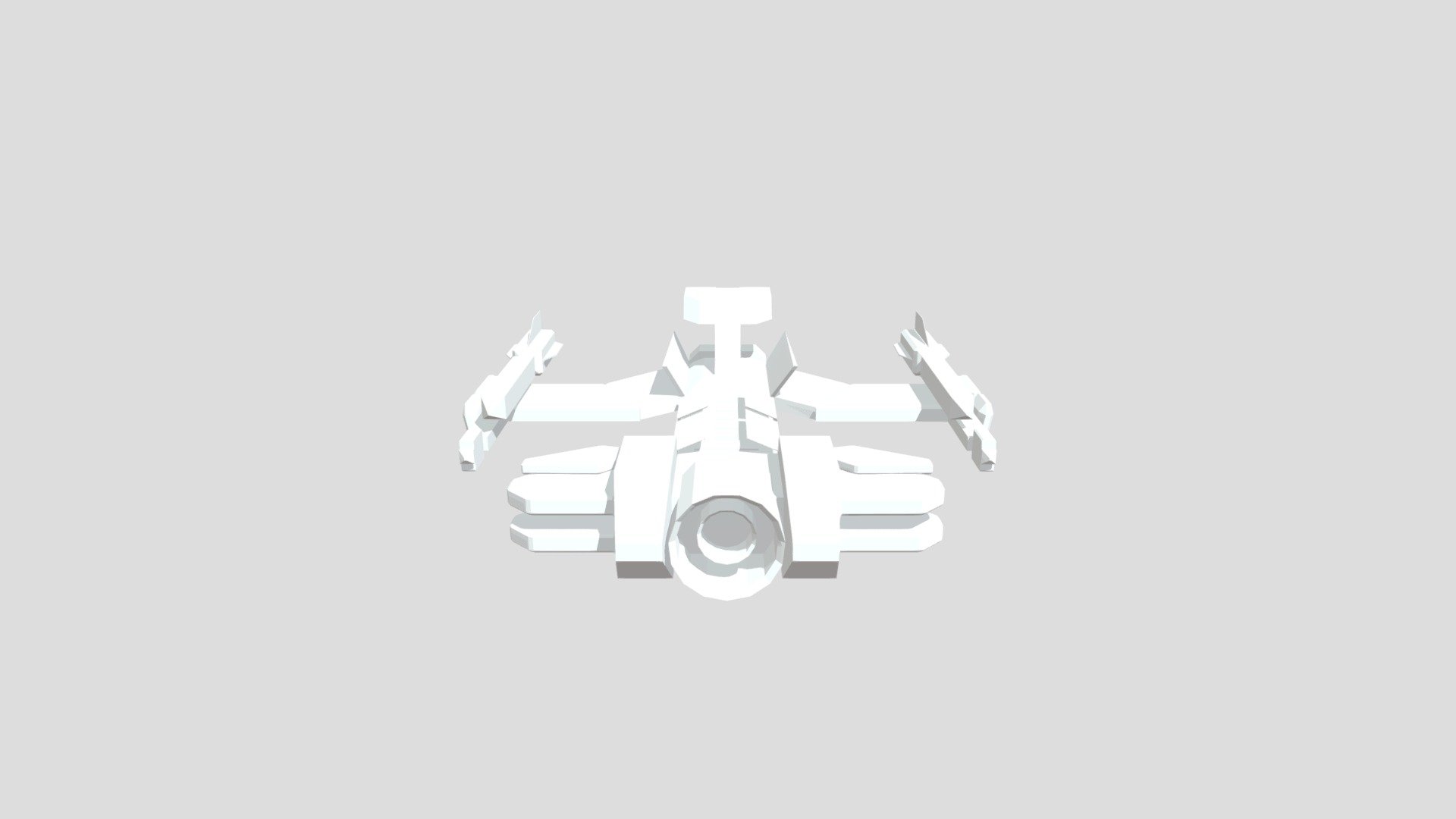 Battle Cruiser Low Poly Model - Download Free 3D model by Mizuki ...