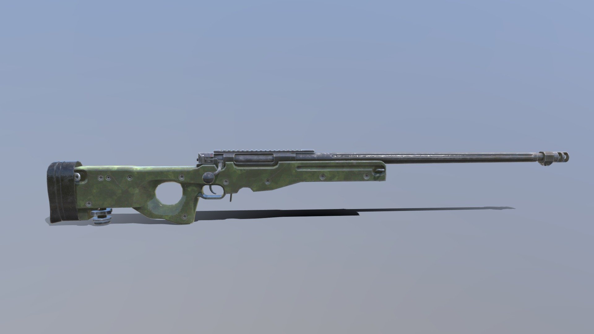 Awm sniper - 3D model by halloweeks [5ebe8ef] - Sketchfab