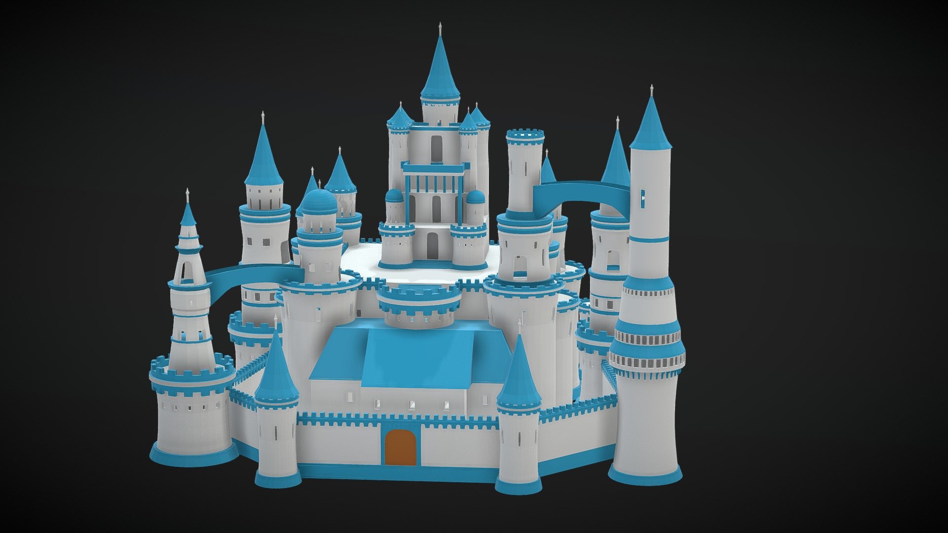 Castle - Download Free 3D model by protima [5ec14ed] - Sketchfab