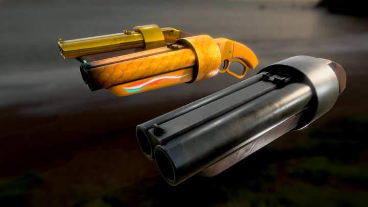 Scattergun 3D models - Sketchfab