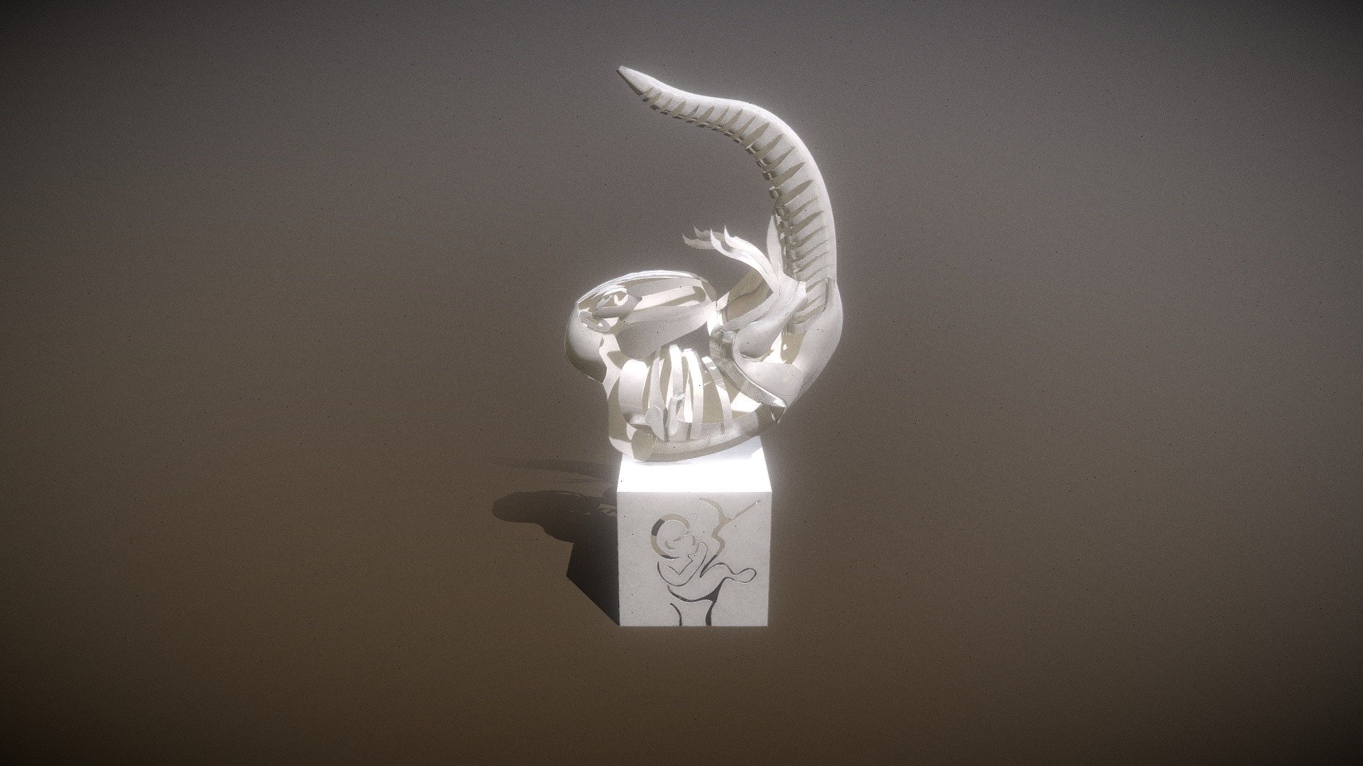 Imposibble Mutation A statue by Arif Cekderi - 3D model by Ali Can ...