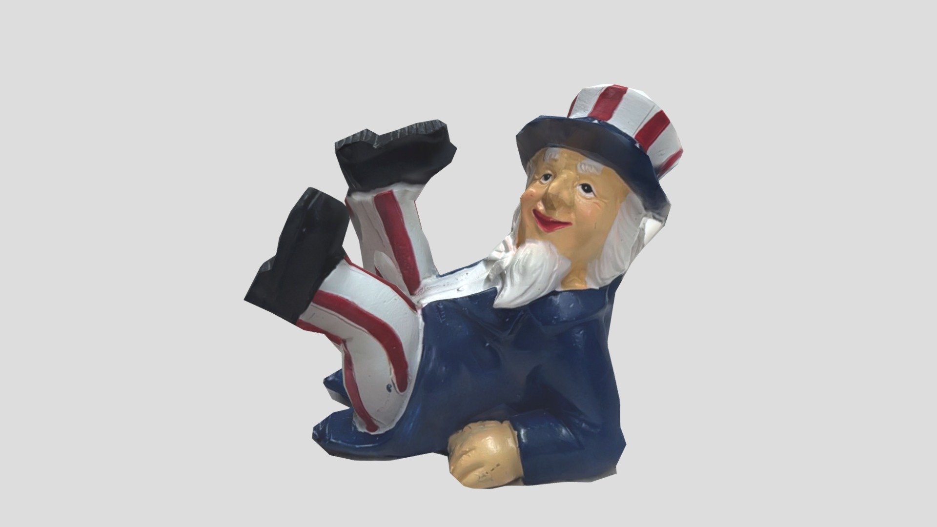 Uncle Sam (Laying Down) - 3D model by David Wigforss (@dwigfor ...