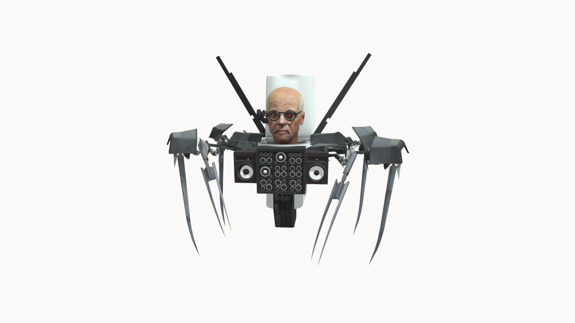 Scientist Toilet Titan Mech - Download Free 3D model by What the heck ...