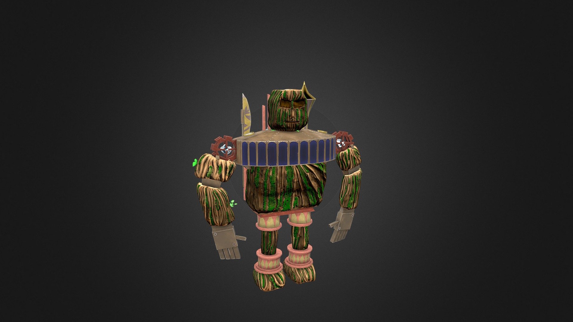 Steampunk Fantasy Golem | 3D Character - 3D model by Thomas Coombs ...
