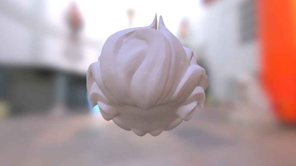 Curly_hair_sculpt - 3D model by ehonk [5ecbada] - Sketchfab