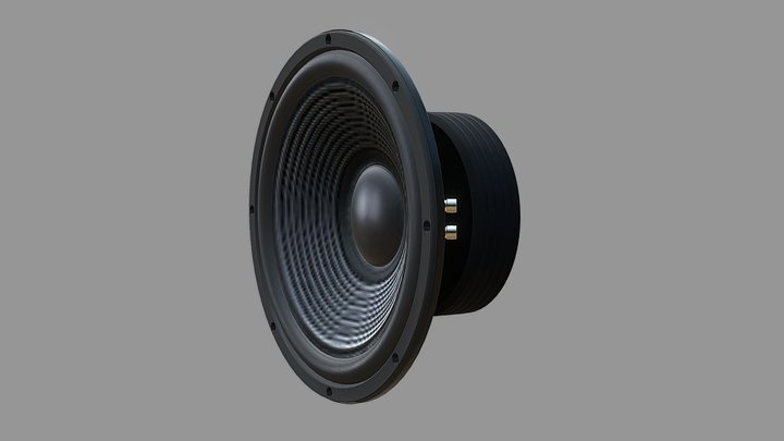 Subwoofer 3D models - Sketchfab