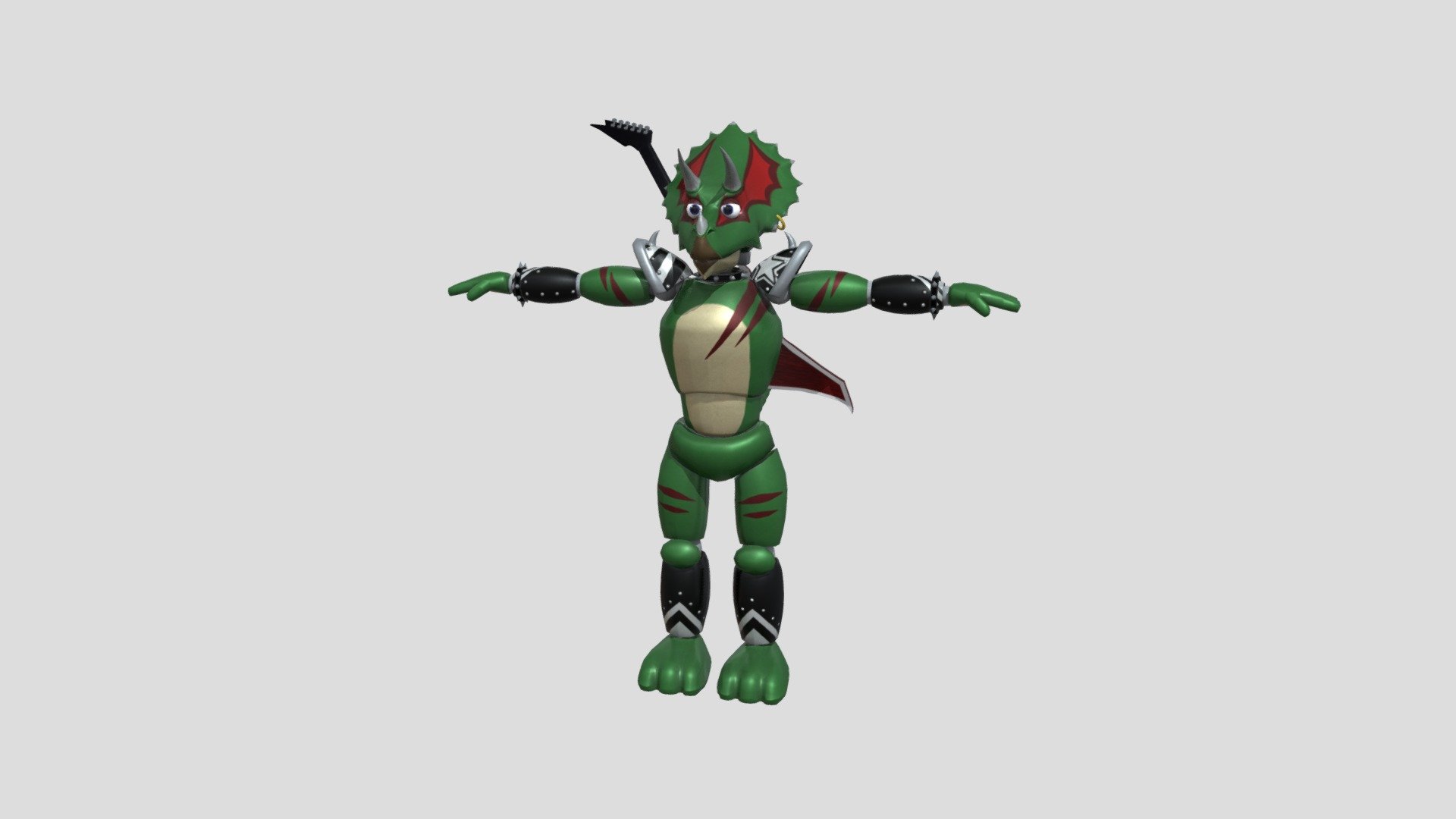 Tremor the Triceratops - P02 - 3D model by Vexelious [5ece445] - Sketchfab