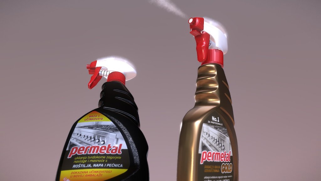 Labud Permetal - 3D model by Bozidar Pergar (@facedesign) [5ecf3f3 ...