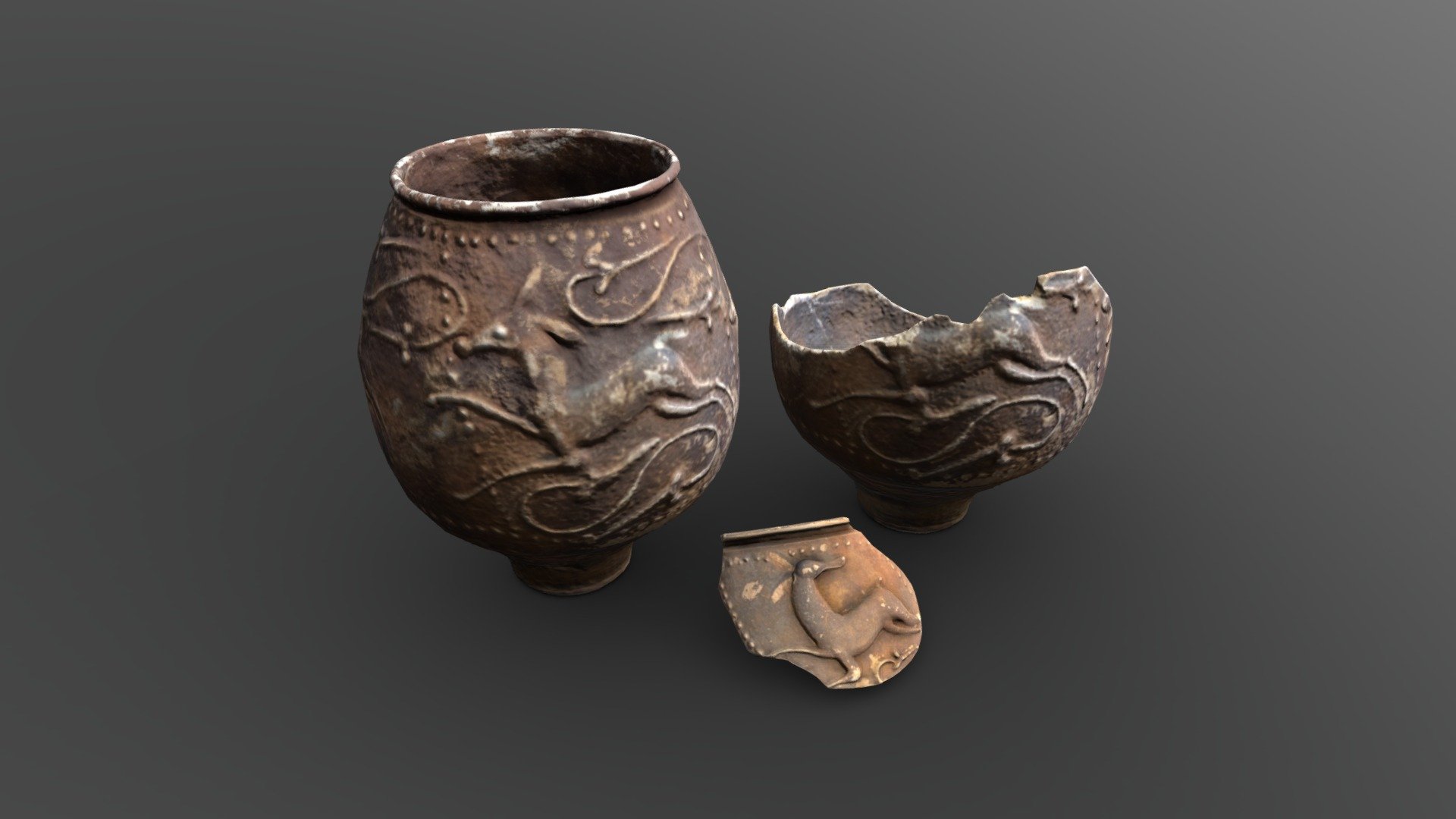 Roman Hunt Cup Reconstruction - 3D model by Skellybones [5ecf433 ...